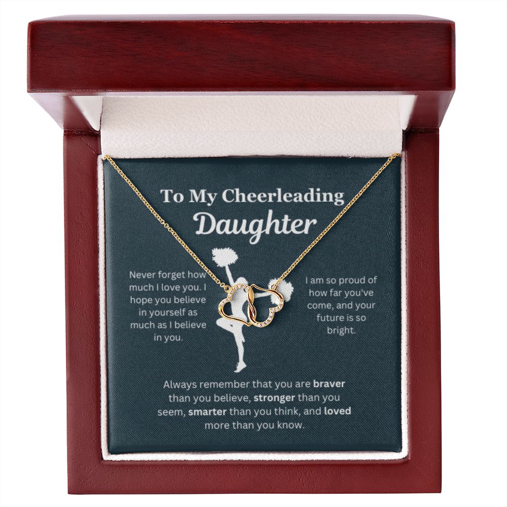 EllePendants To My Cheerleading Daughter Necklace, Father Daughter Nec ...